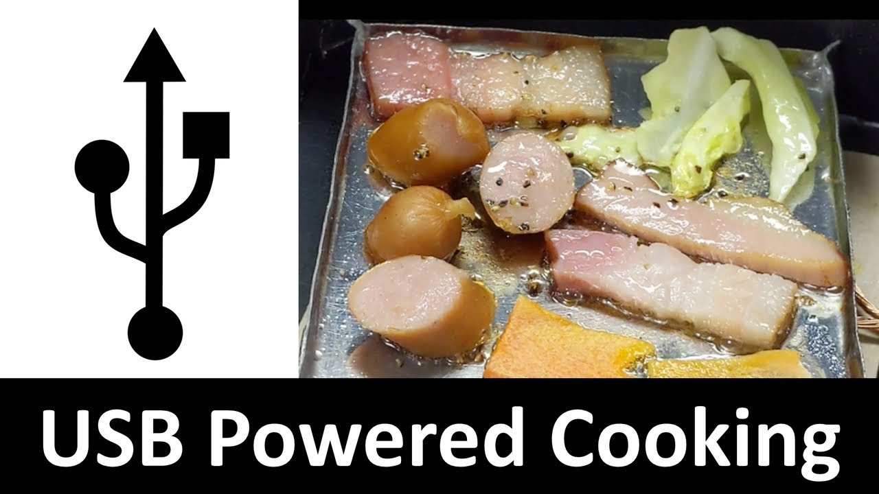USBモバブで焼肉はできるか？ USB-PD Powered Cooking - YouTube