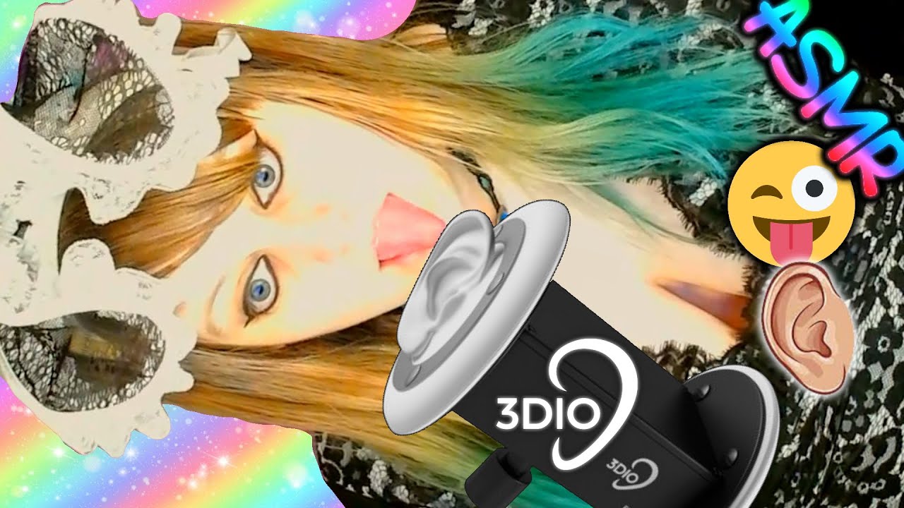 ASMR 👂 EAR LiCKiNG & KiSSES ♡ 3Dio 1st Time, Massage, French Kissing ...