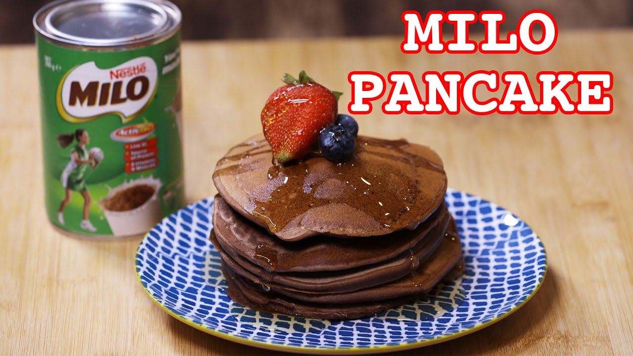 How to Cook Milo Pancake - YouTube