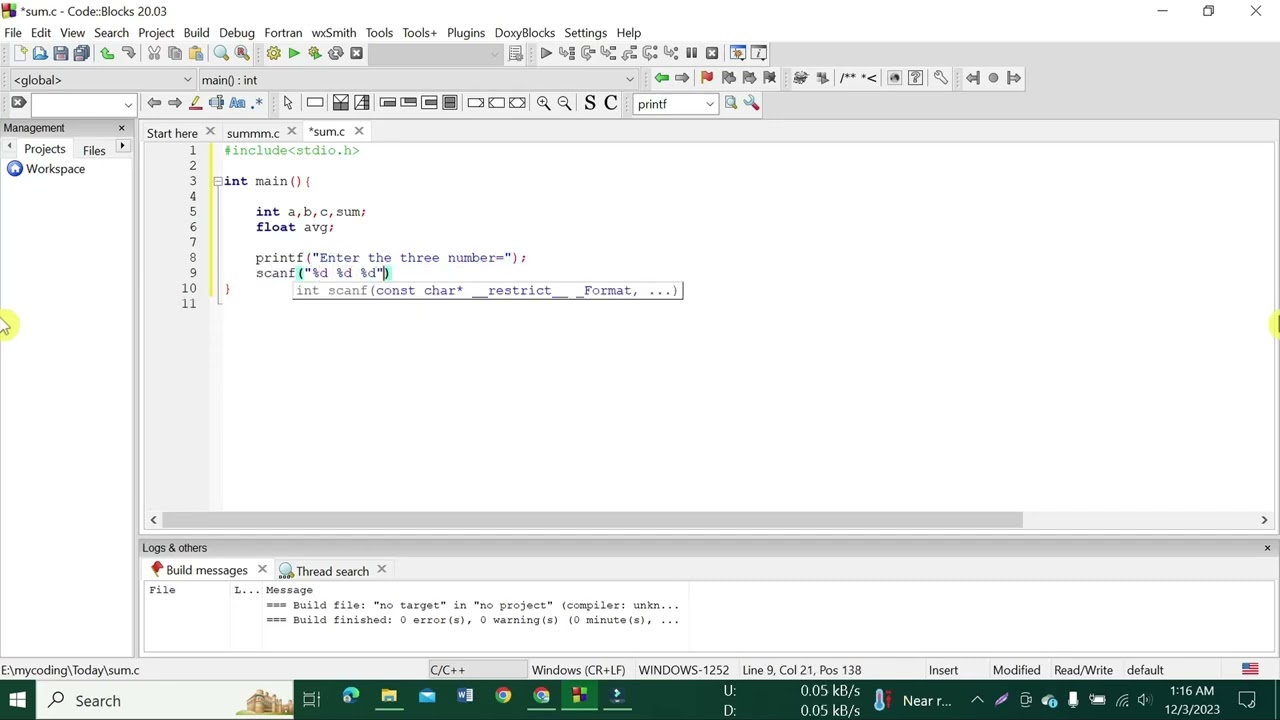 C Programming Average Of Three Numbers YouTube C Programming Average Of Three Numbers YouTube