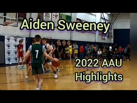Aiden Sweeney (c/o 2026, 8th Grader) - AAU Basketball Highlights 2022 - YouTube