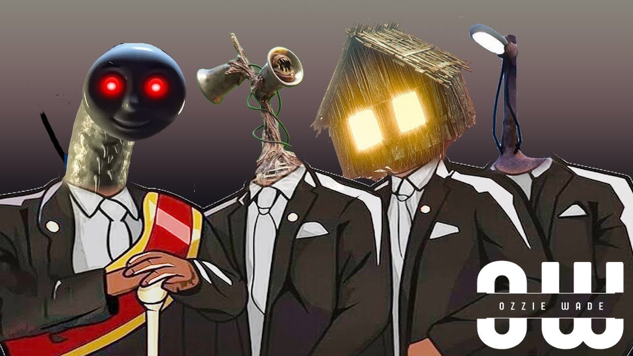 Siren Head & Light Head & House Head & Scary Thomas The Train - Coffin ...