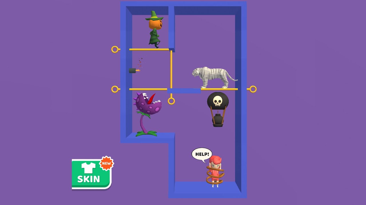 Pin Rescue - Pull the pin game All New Levels Gameplay ( Levels 1743 ...