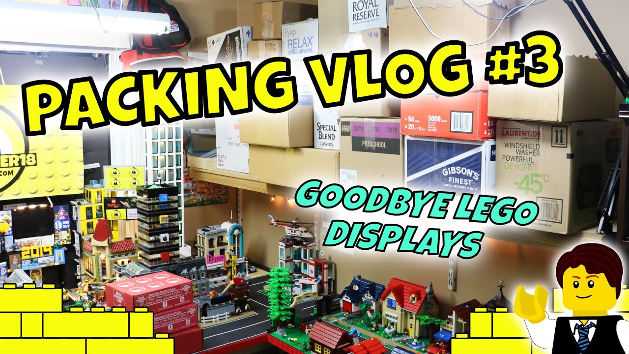 PACKING MY LEGO COLLECTION - Pt. #3 - MOVING VLOG #3 - YouTube