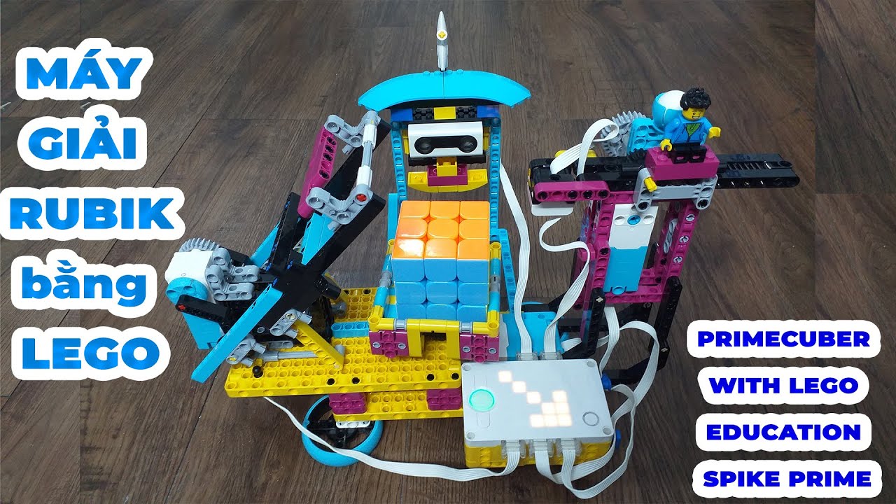 Máy giải Rubik bằng Lego Spike | PrimeCuber with LEGO Education SPIKE ...