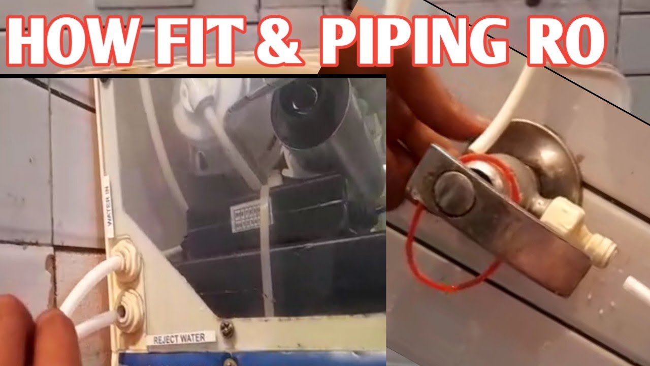 SIR HOW PUT PIPE IN & OUT FROM RO PREFILTER & GATE FITTING. HOW PIPING ...