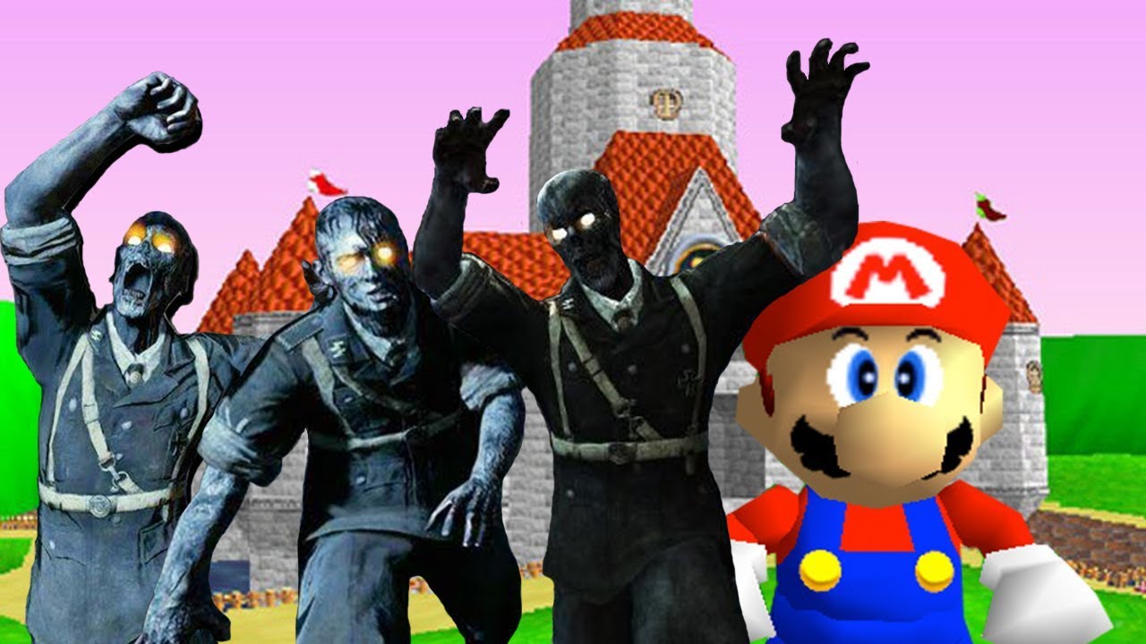 SUPER MARIO 64 [WAW ZOMBIES MAP!!!] - YouTube