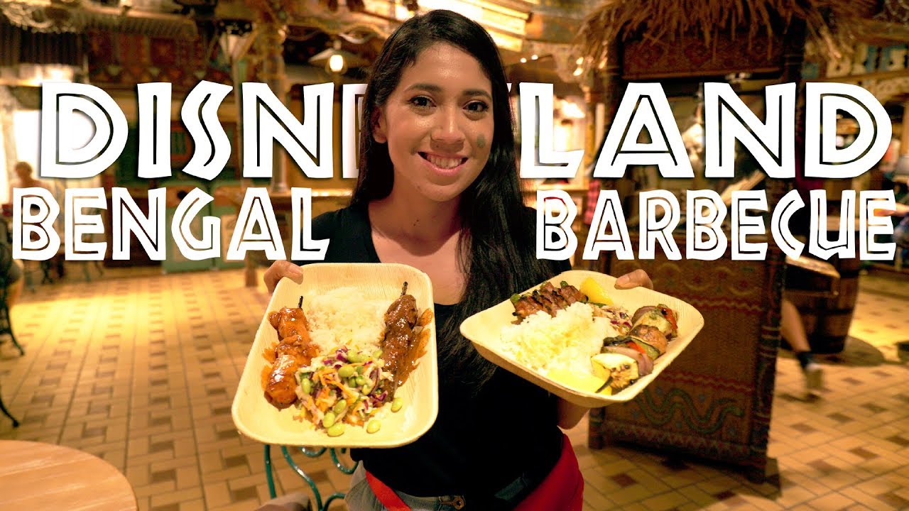 New Bengal Rice Plates at the Bengal BBQ! | Disneyland Food - YouTube
