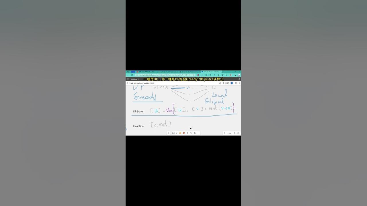 #路徑 #最佳化 成功機率最大的路徑 Path with Maximum Probability #Leetcode 1514 #動態規劃 #DP #greedy #一分鐘重點 #recap ...