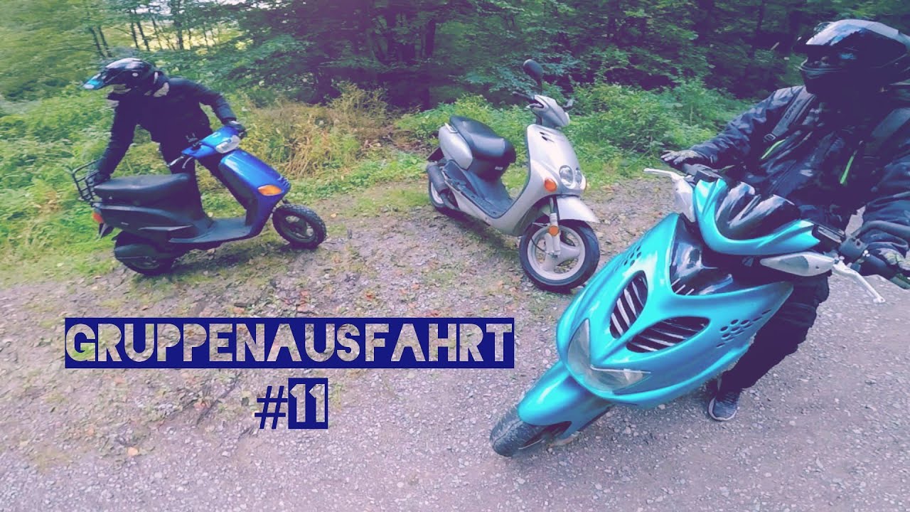 Gruppenausfahrt #11 / Tief im Schwarzwald Yamaha Aerox Neos 70cc ...