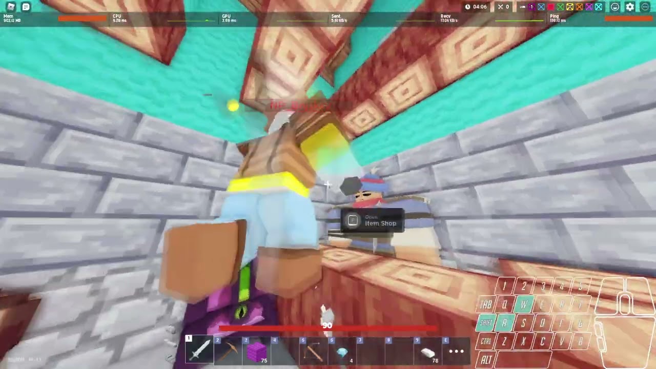 Roblox bedwars gameplay 242 - YouTube