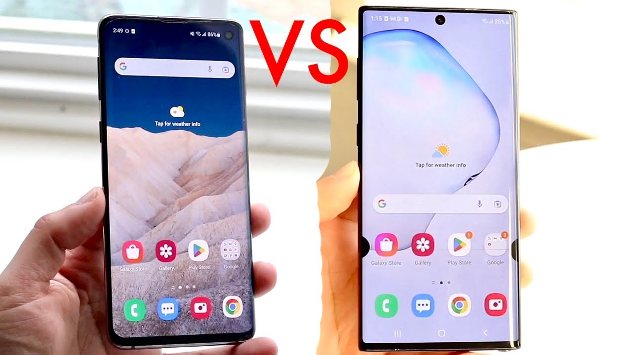 Samsung Galaxy Note 10 Vs Samsung Galaxy S10 In 2024! (Comparison ...