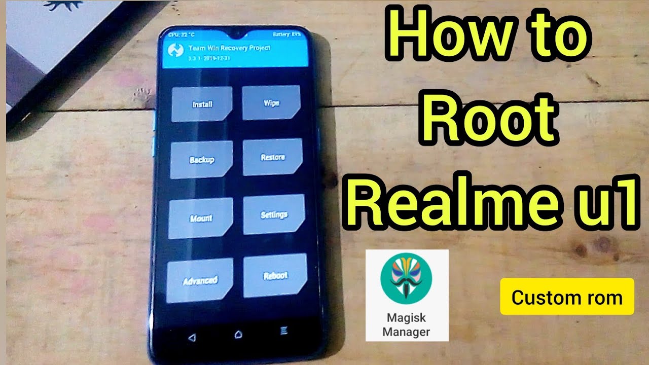 How to root Realme color os 6 [magisk] rom & gsi ft: realme u1 - YouTube