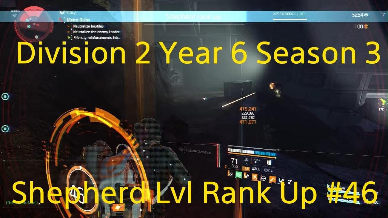Tom Clancy's The Division 2⬆️Division 2 Year 6 Season 3 ⬆️Shepherd Lvl ...