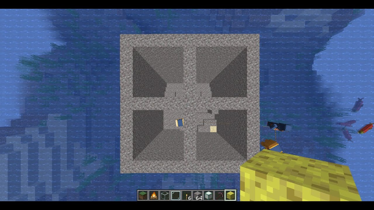 How To Make Deep Hole [Square] in Ocean? in Minecraft! - YouTube