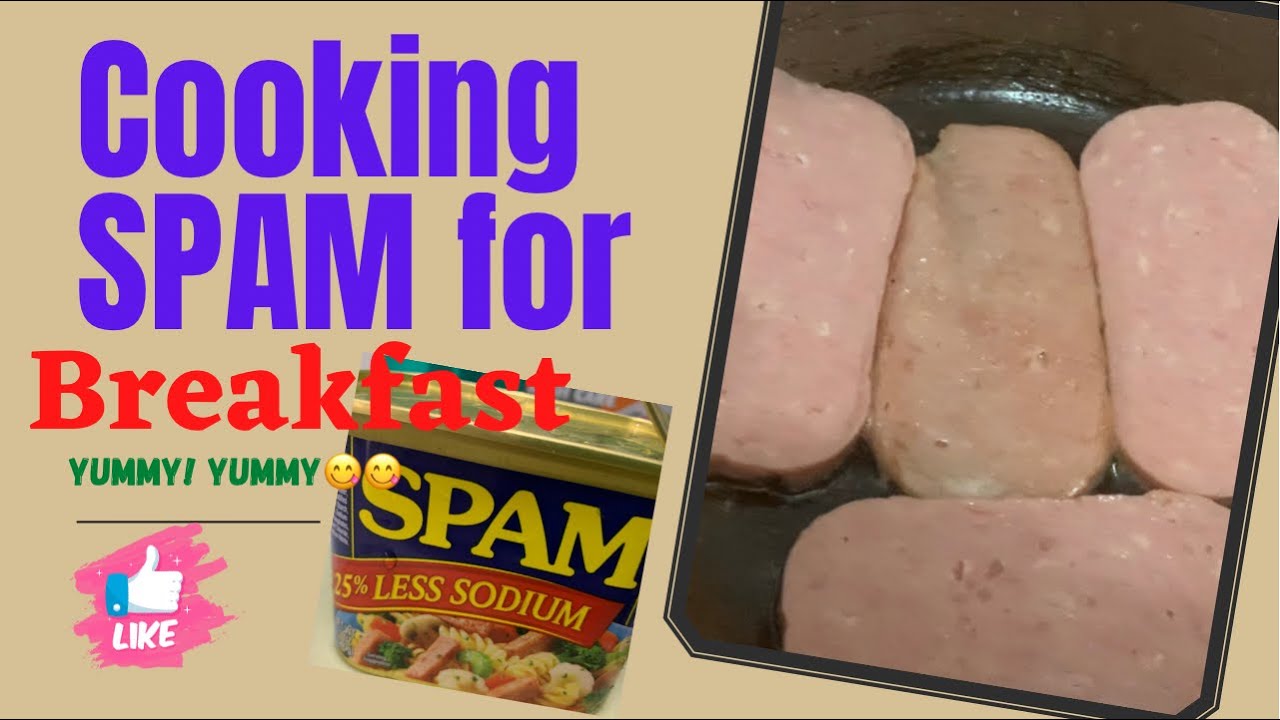 Frying Spam | Reheating Spam | Breakfast - YouTube