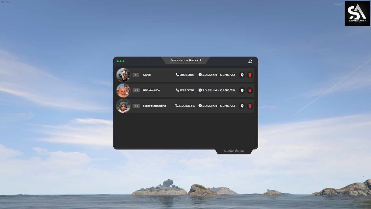 Scripts - Fivem | SA_Record-ambulance | ระบบ บันทึกเคสหน่วยงานหมอ - YouTube