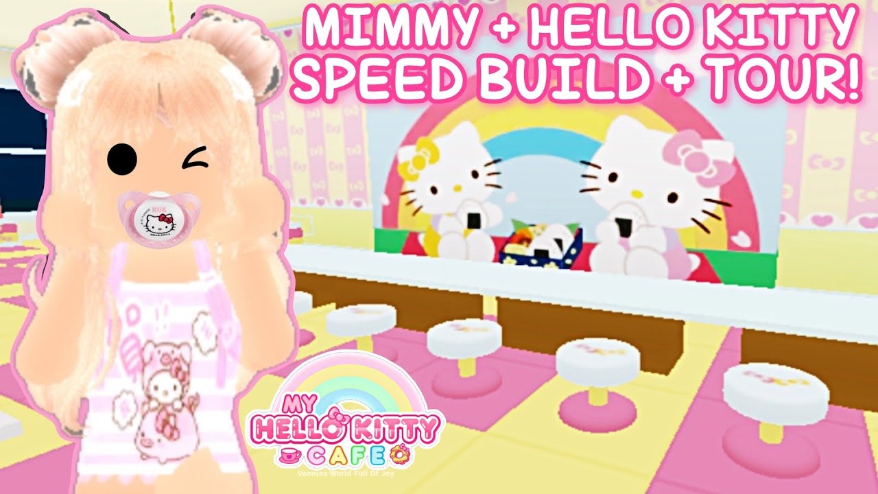 CUTE MIMMY AND HELLO KITTY *SPEED BUILD* 💛💗 || MY HELLO KITTY CAFE ...