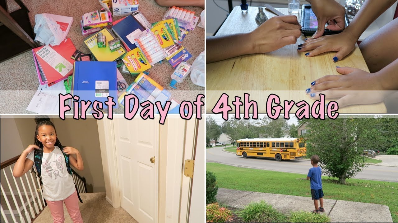Getting Ready for School | First day of 4th Grade - YouTube