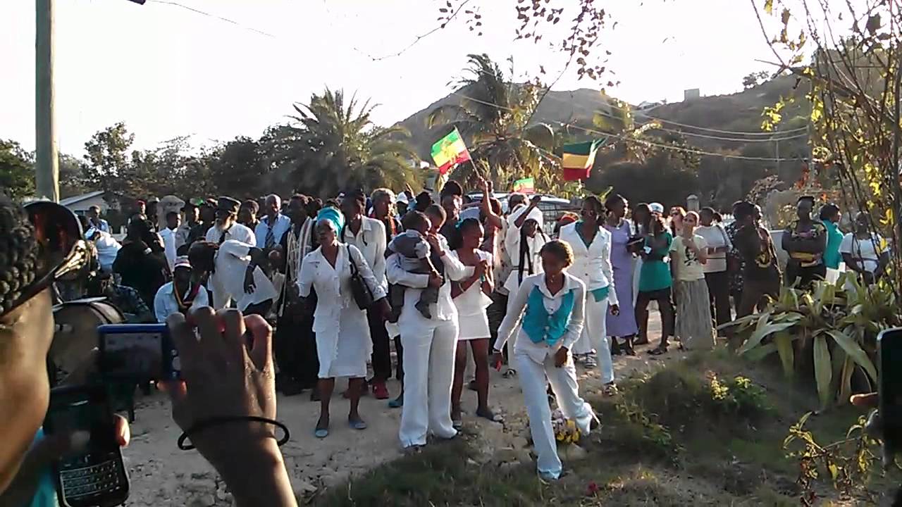 Rastafarian funeral - YouTube