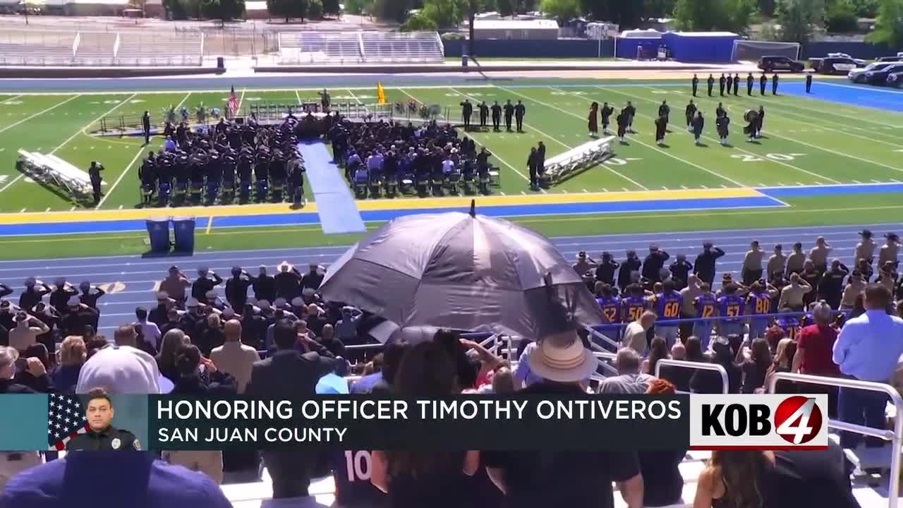 Hundreds honor fallen Bloomfield police officer - YouTube