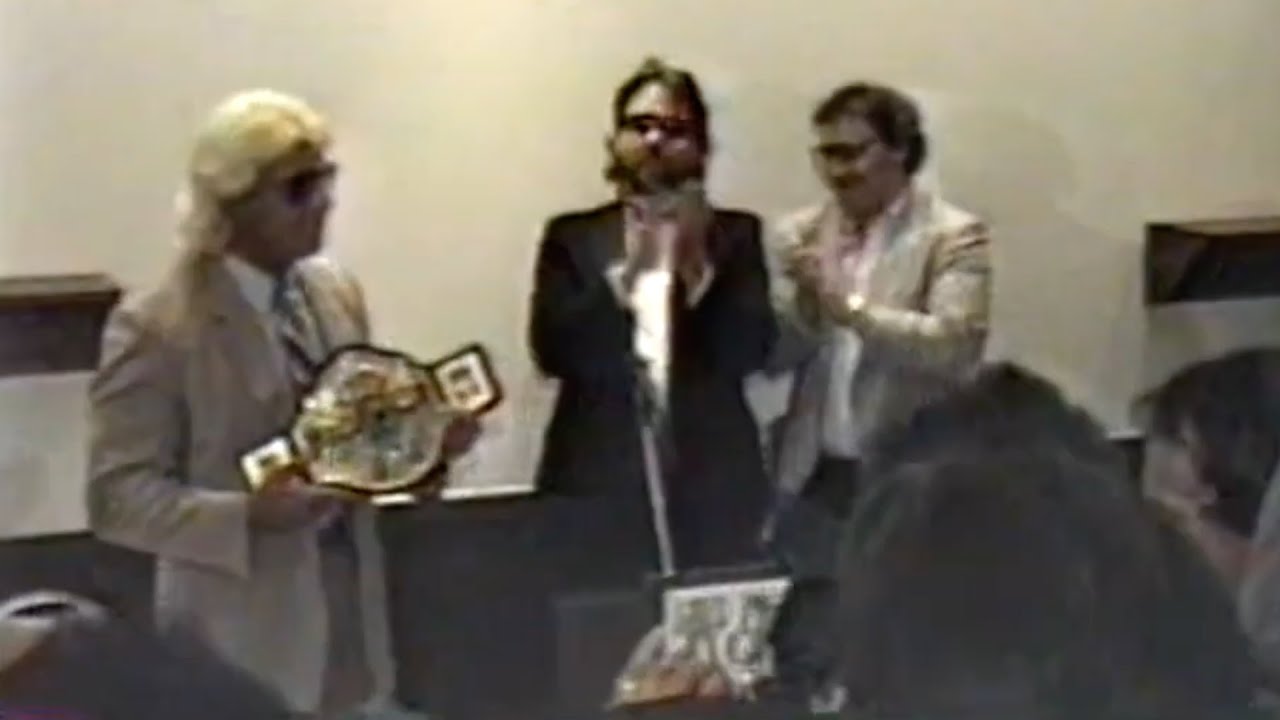 The LOST 1989 "Nature Boy" Ric Flair Wrestler of the Decade banquet ...