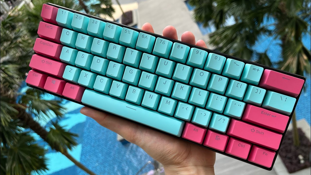 RK61 TYPING SOUND TEST YELLOW GATERON G PRO 2.0 SWITCH ASMR - YouTube