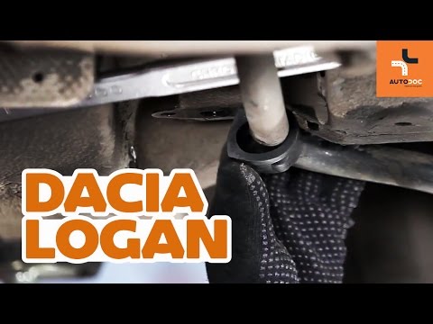 Jak vyměnit pouzdro přední stabilizační tyče na DACIA LOGAN 1 NÁVOD | AUTODOC