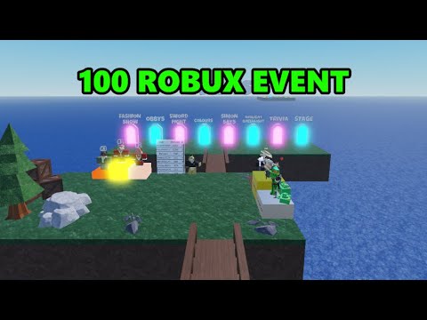 🔴LIVE ON ROBLOX🔴HOSTING A 100 ROBUX EVENT in my game🔴 Gift on pls ...