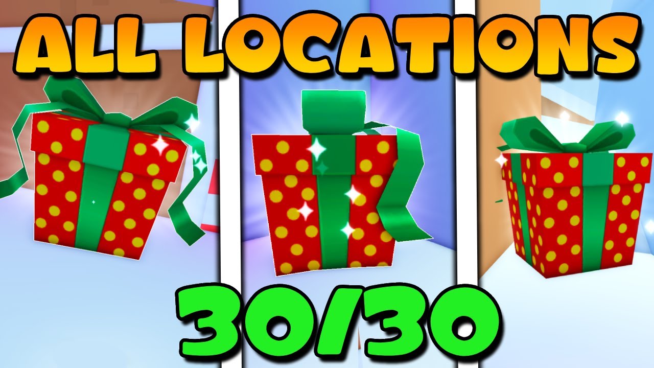 ALL *30* PRESENTS LOCATIONS in Roblox Pet Simulator 99!! UNDER 3 ...