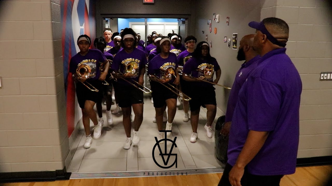 Marching In - Marlin High School "Sounds of Thunder" Marching Band VS ...