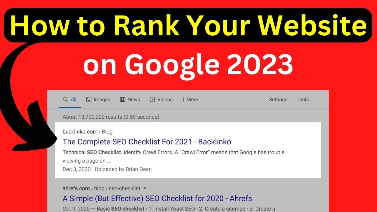 Rank Your Website in 2023 | How to Rank Your Website on Google | Rank ...