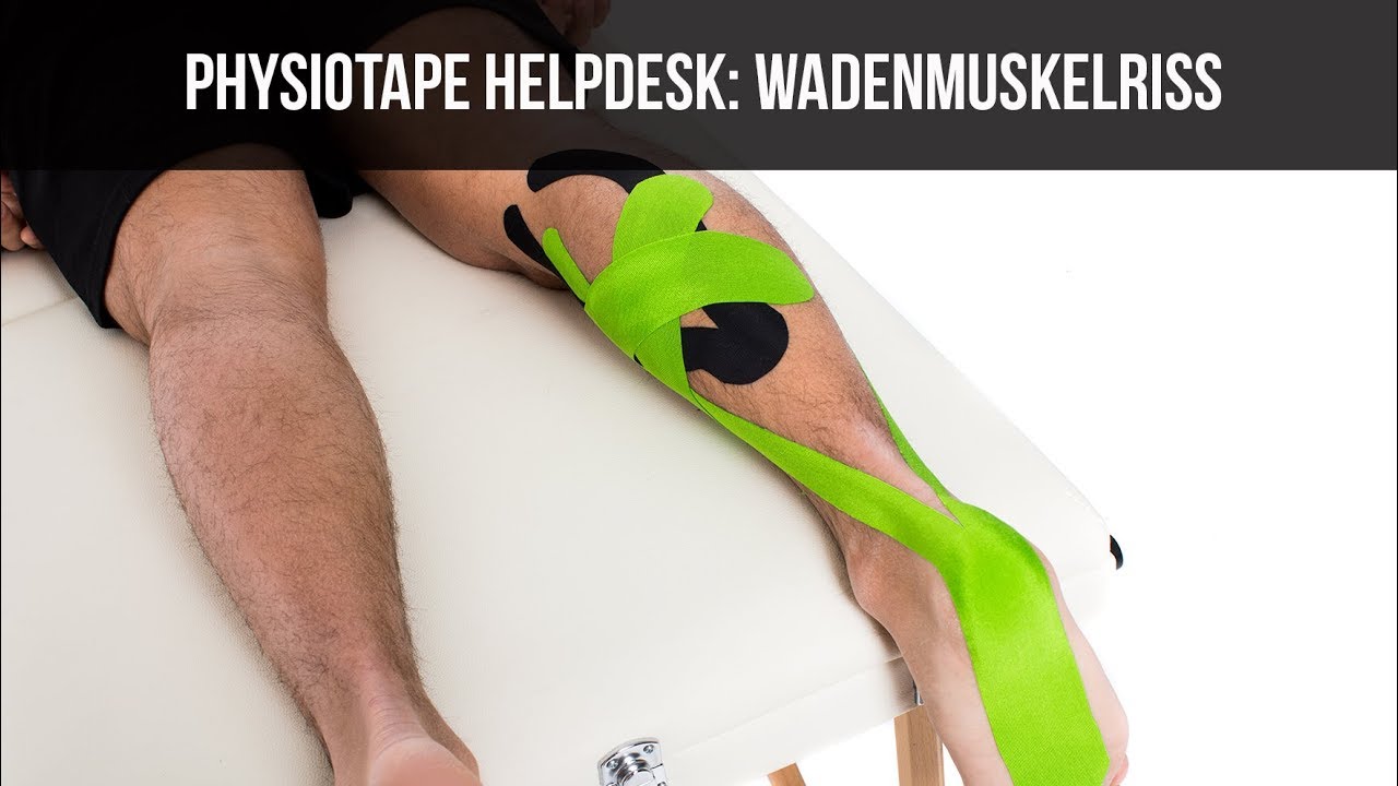 PhysioTape Helpdesk | Wadenmuskelriss | PhysioTape - YouTube
