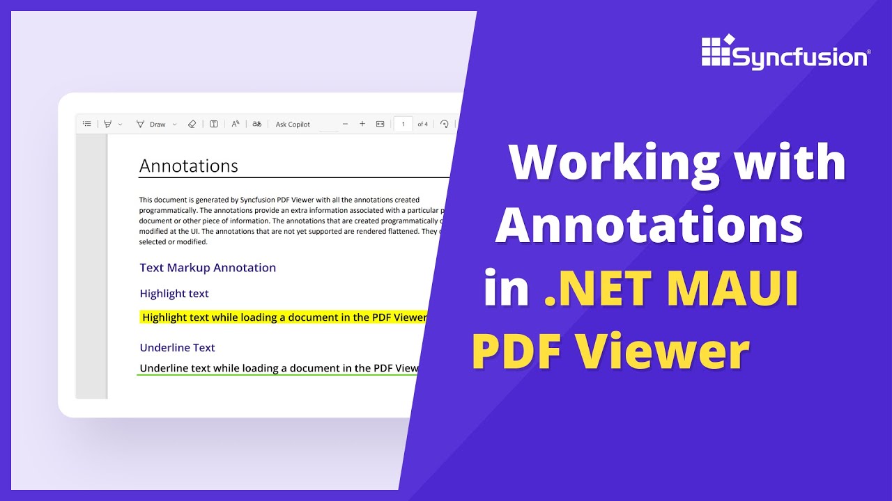 Working with Annotations in .NET MAUI PDF Viewer - YouTube