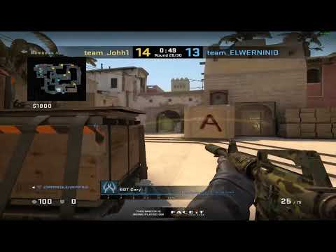 CSGO BOT CORY KILLS 2 PLAYERS ON FACEIT