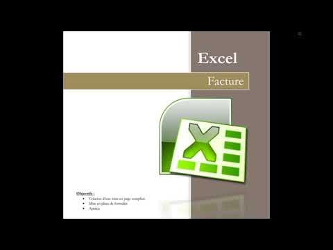 Tableur Grapheur - Facture (Microsoft Excel, LibreOffice Calc) - YouTube