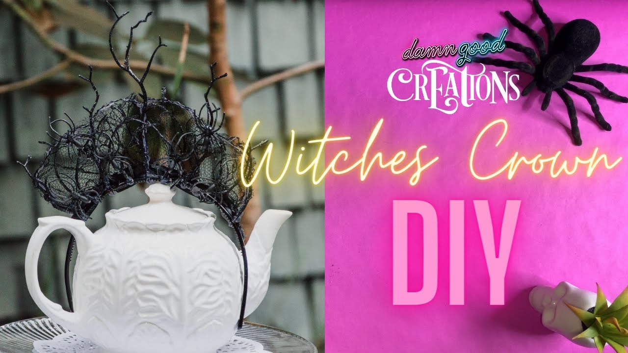 WITCHES CROWN DIY EASY HALLOWEEN COSTUME Halloween@home2020- Damn Good ...
