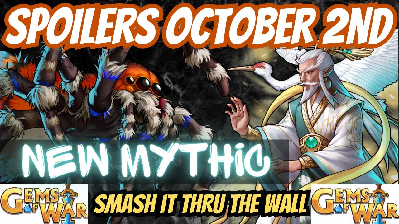 NEW MYTHIC Gems of War Spoilers October 2nd 2023 / ALL PLATFORMS ...