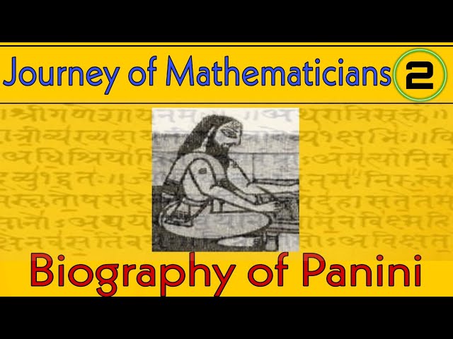 Panini Mathematician