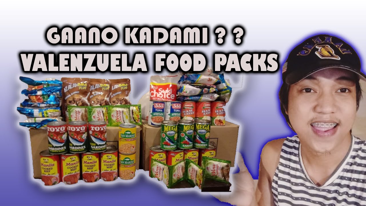 Valenzuela FOOD PACKS unboxing (ayuda unboxing ) - YouTube