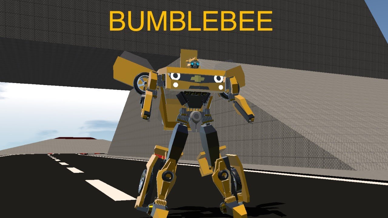 Transformers 2007 Bumblebee By L3FTxR1GHT In SimplePlanes - YouTube