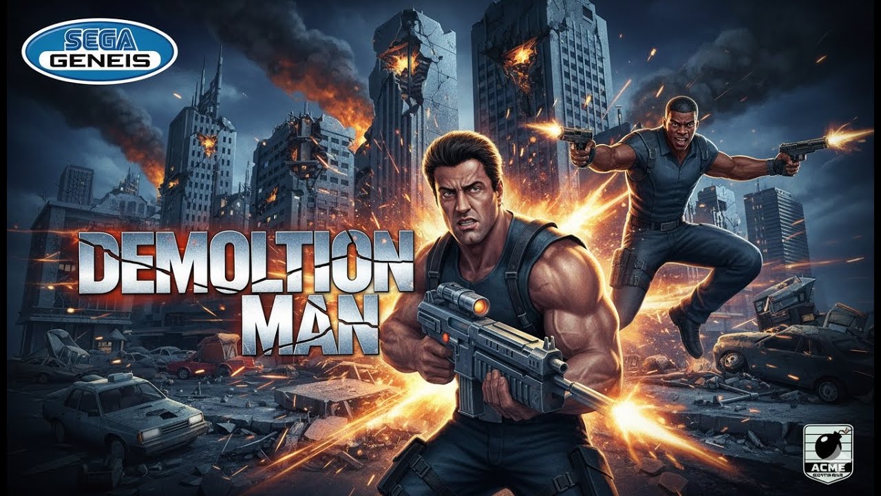Demolition Man - Sega Genesis / Sega Mega Drive (Gameplay) - YouTube