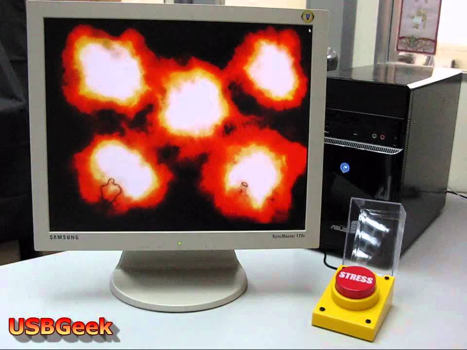 USB Stress Panic Button - YouTube