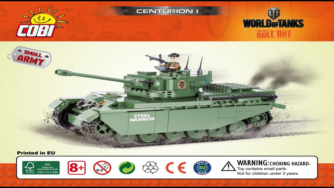 Cobi Instructions | World of Tanks | 3010 | Centurion I - YouTube
