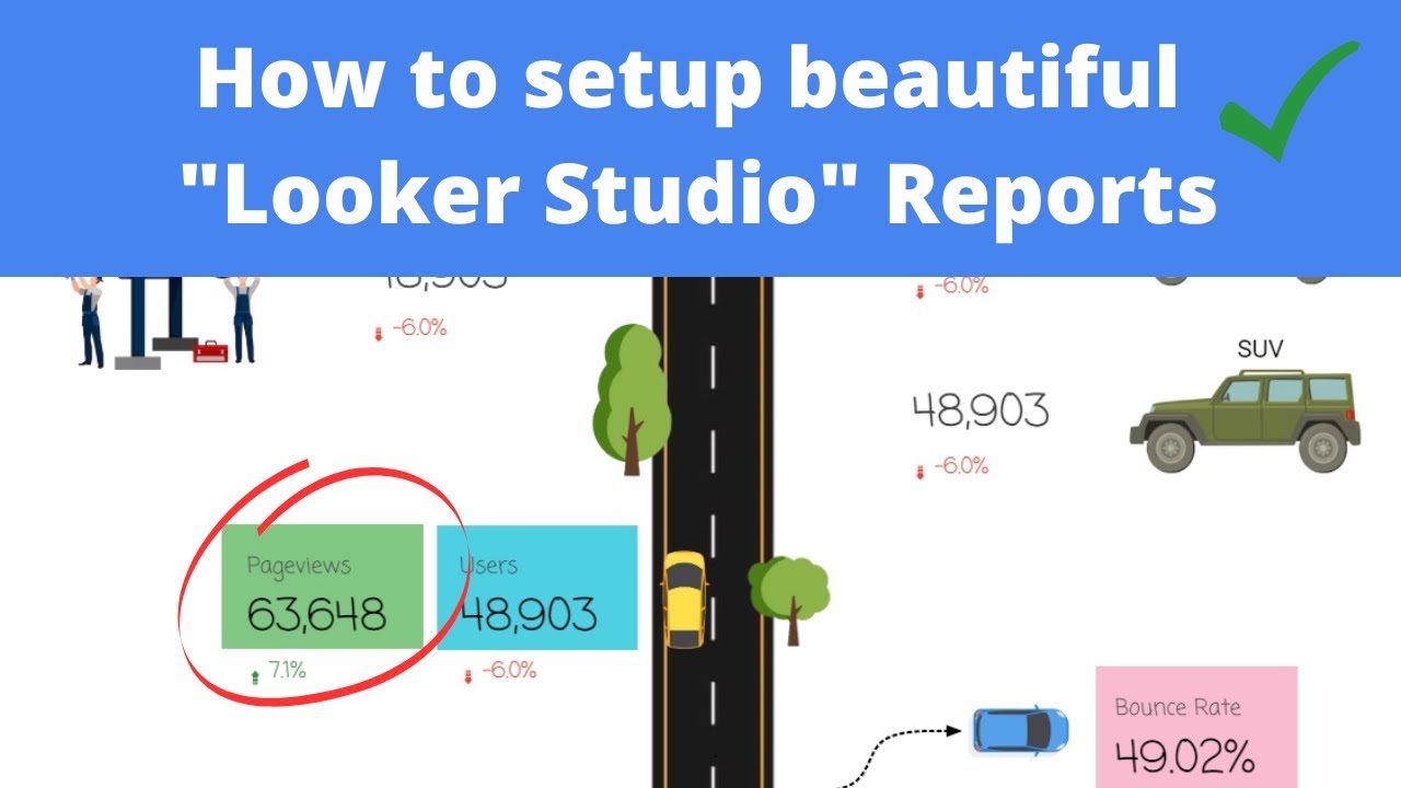 How to Create Beautiful Looker Studio Reports | Infographic reports ...