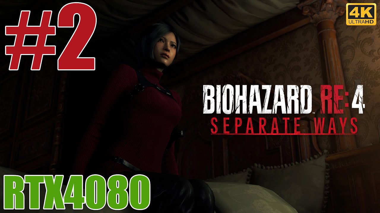 #2 [BIOHAZARD RE:4 SEPARATE WAYS][PC最高画質][4K] 最新グラフィックで蘇る！名作バイオ4のリメイクを ...