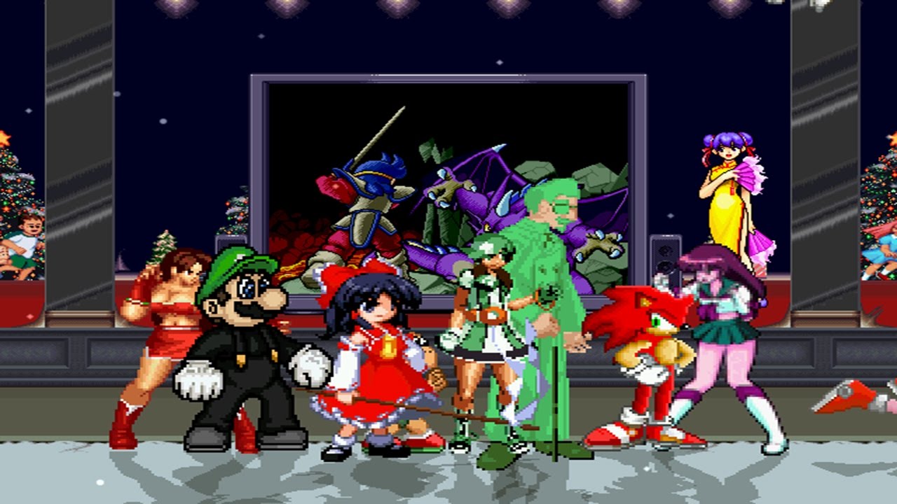 Christmas Party 4v4 Patch MUGEN 1.0 Battle!!! - YouTube