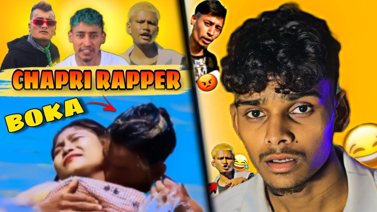 Chapri rapper in nepal😂 || Sexy and cringe rapper roast || # ...
