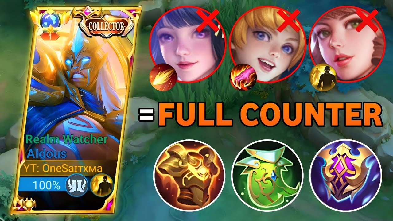YOU CAN'T BEAT ALDOUS USING THIS FULL MAGICAL COUNTER BUILD🔥 (NO MORE ...