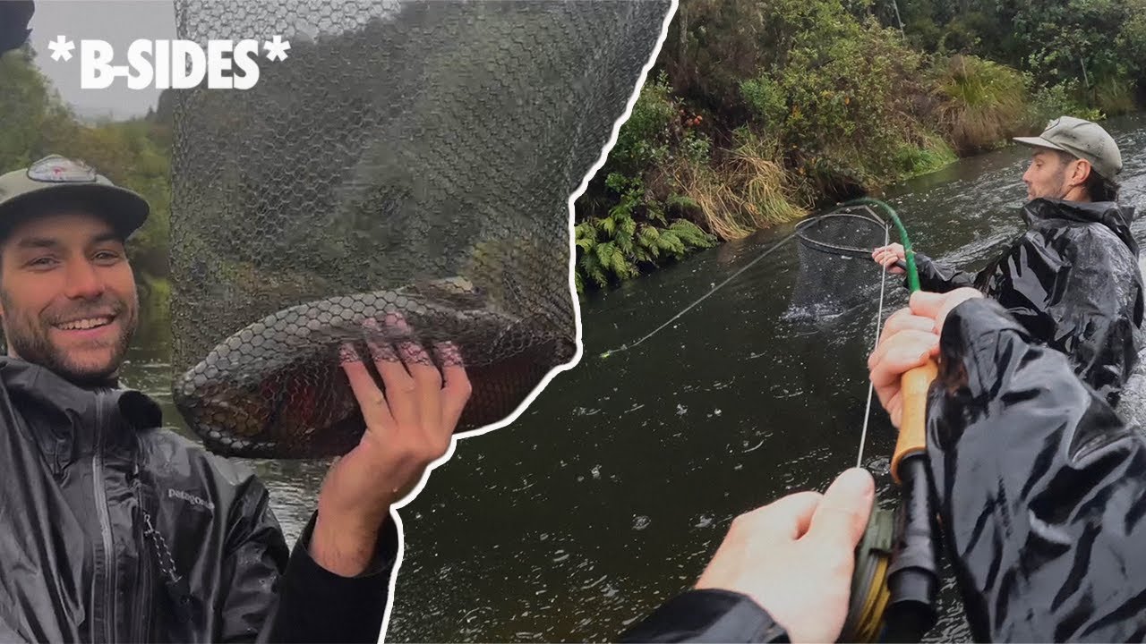 COOK THEN CATCH? FLY FISHING fishing in CROCS and a wetsuit near ...